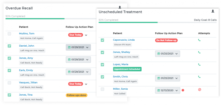 Patient Follow-up Tool with Open Dental Integration