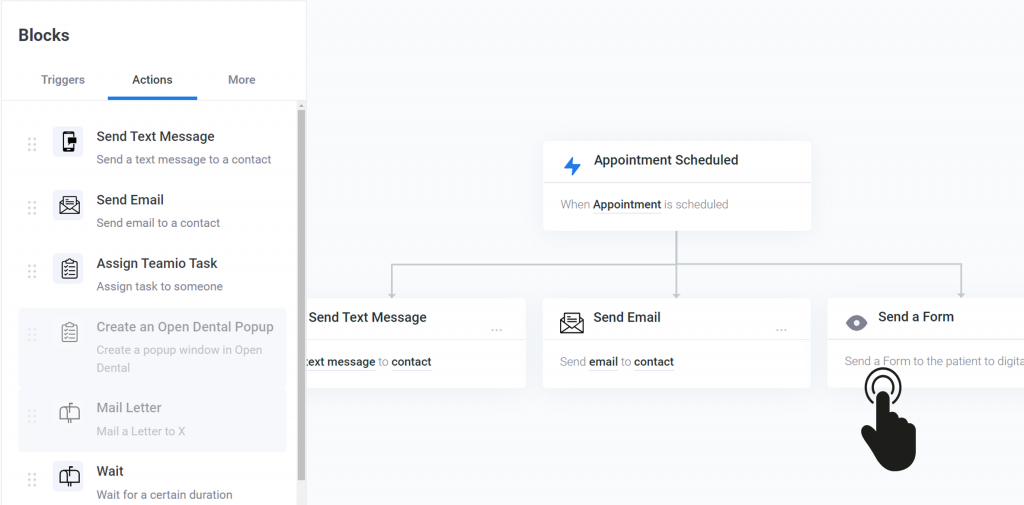 Open Dental Paperless Forms & Consents | Teamio.app