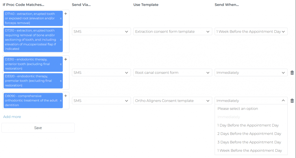 Open Dental Paperless Forms & Consents | Teamio.app